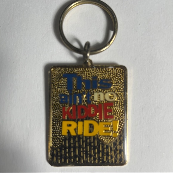 None | Accessories | Vintage Six Flags Roller Coaster 996 Keychain ...